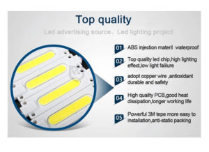 COB LED Light 2W injection Module Red 12V - Calcutta Electronics