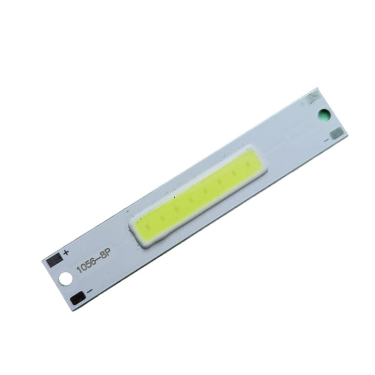 4V DC COB LED Cool White Rectangle 60mm 2W - Calcutta Electronics