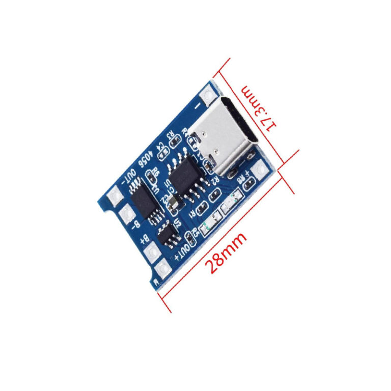 TP4056 Battery Charging Protection Type C module - Calcutta Electronics